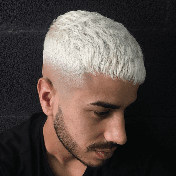 Low Taper Fade for Men’s Straight Hair
